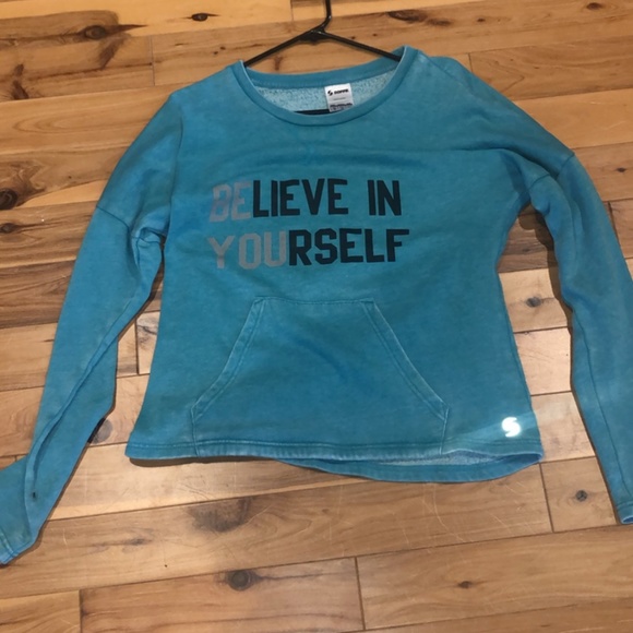 Soffe | Tops | Soffe Brand Blue With Black And Grey Writing | Poshmark